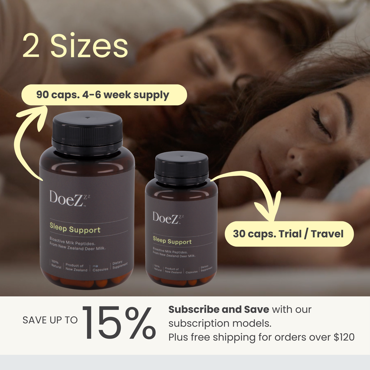 DoeZ Sleep Support Supplements - A Natural Sleep Aid